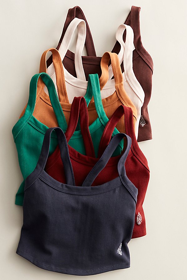 FREE PEOPLE FP Movement All Clear Solid Cami
